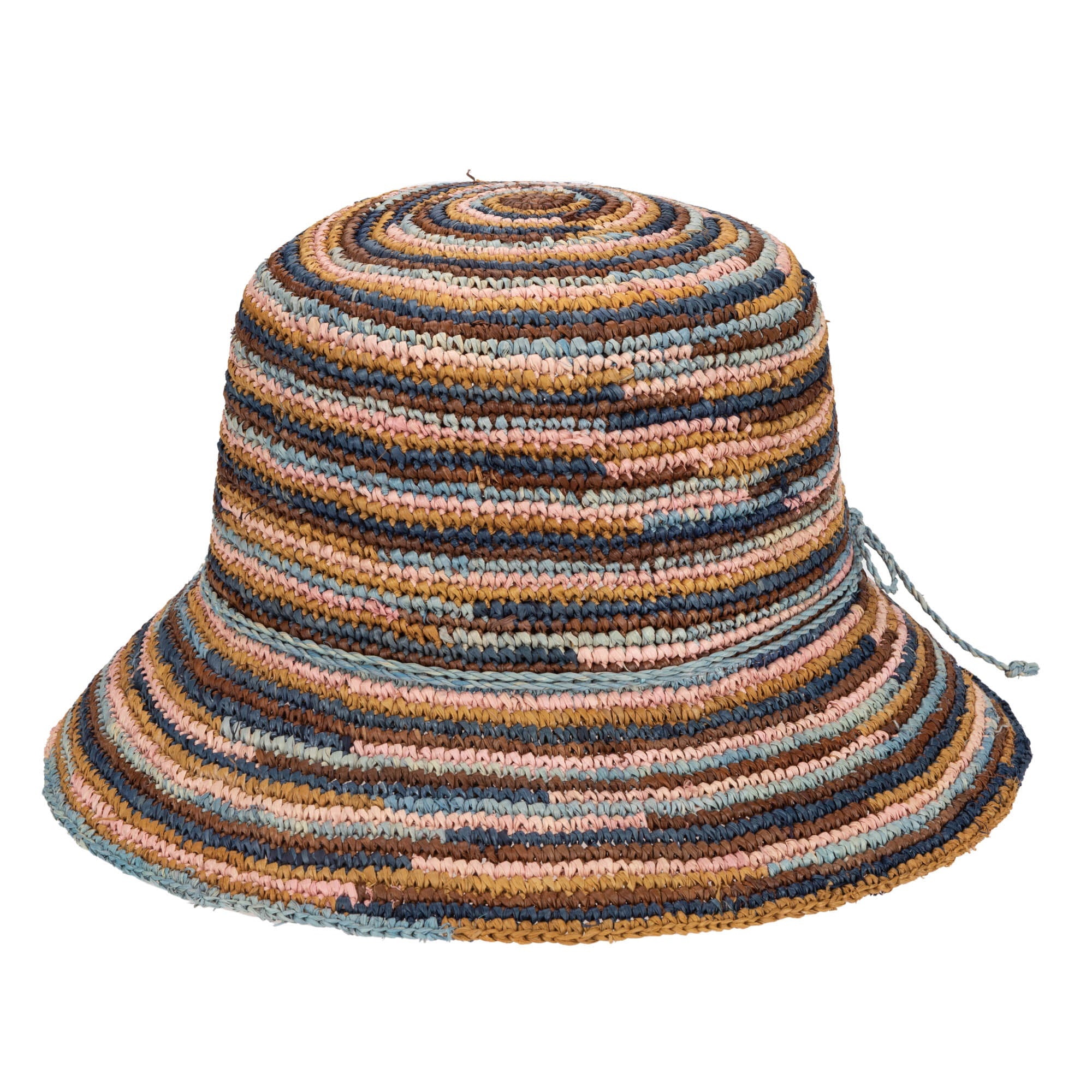 Iris - Women's Crochet Raffia Packable Bucket Hat (RHS3109) – San Diego ...