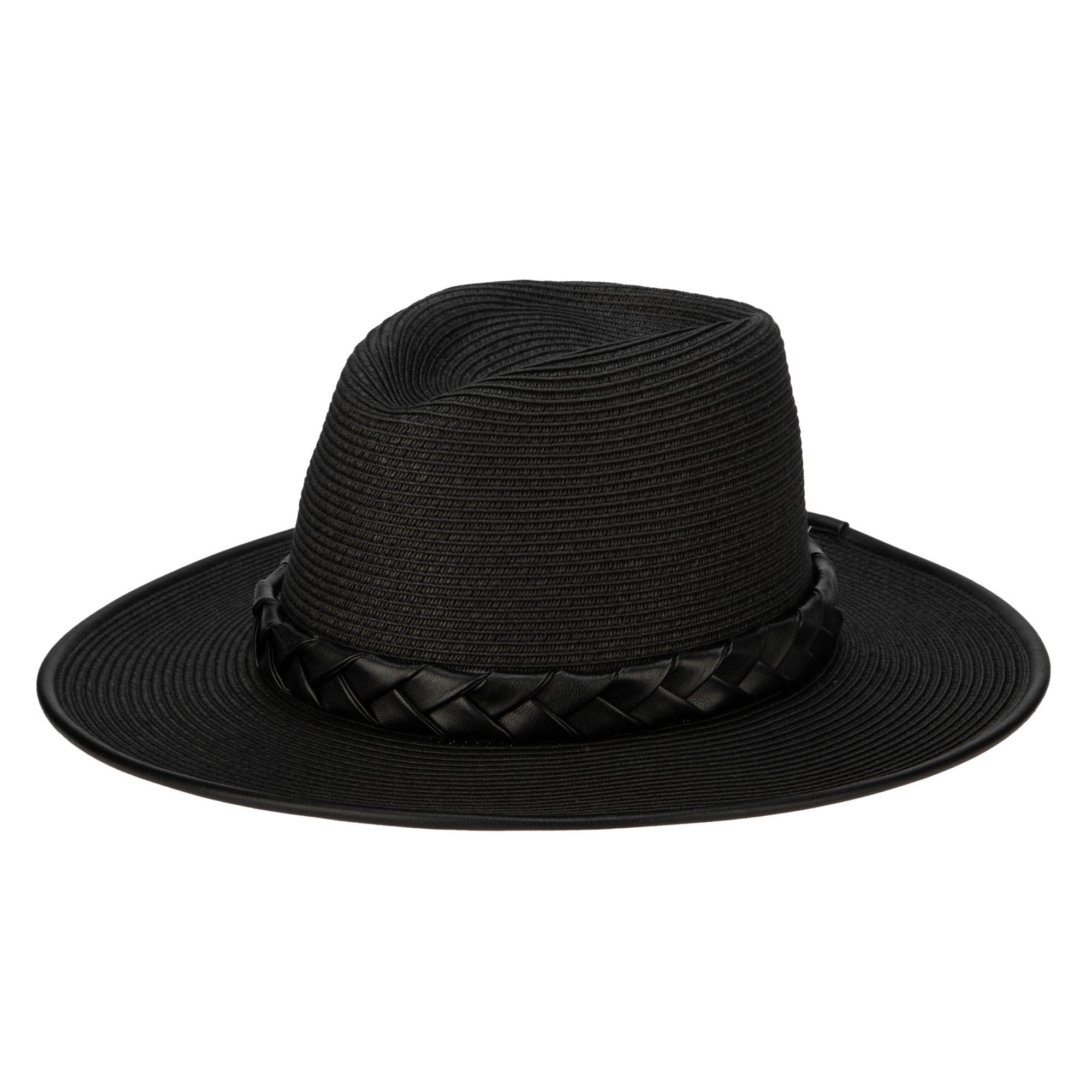 Looker Fedora - Ultrabraided Fedora with Braided Faux Band – San Diego ...