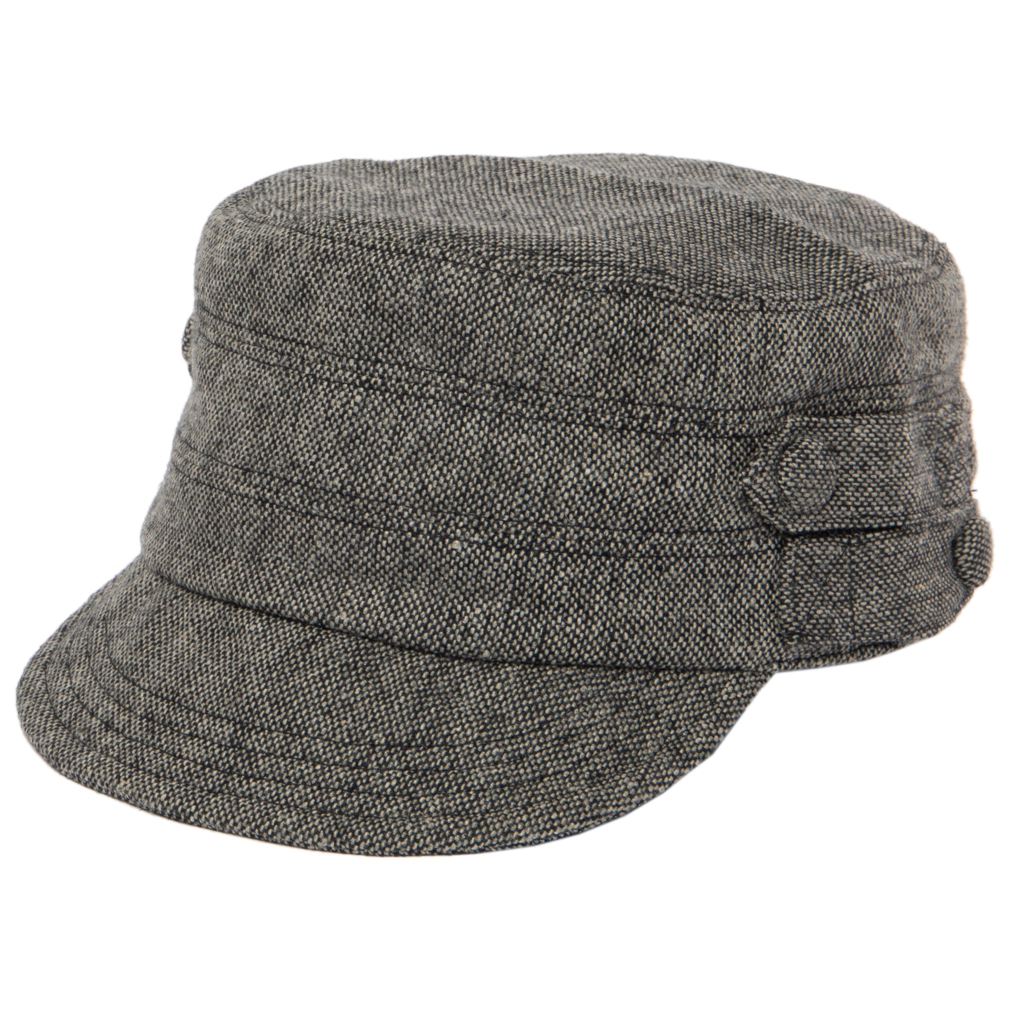 Women's Speckled Tweed Cap with Side Button – San Diego Hat Company