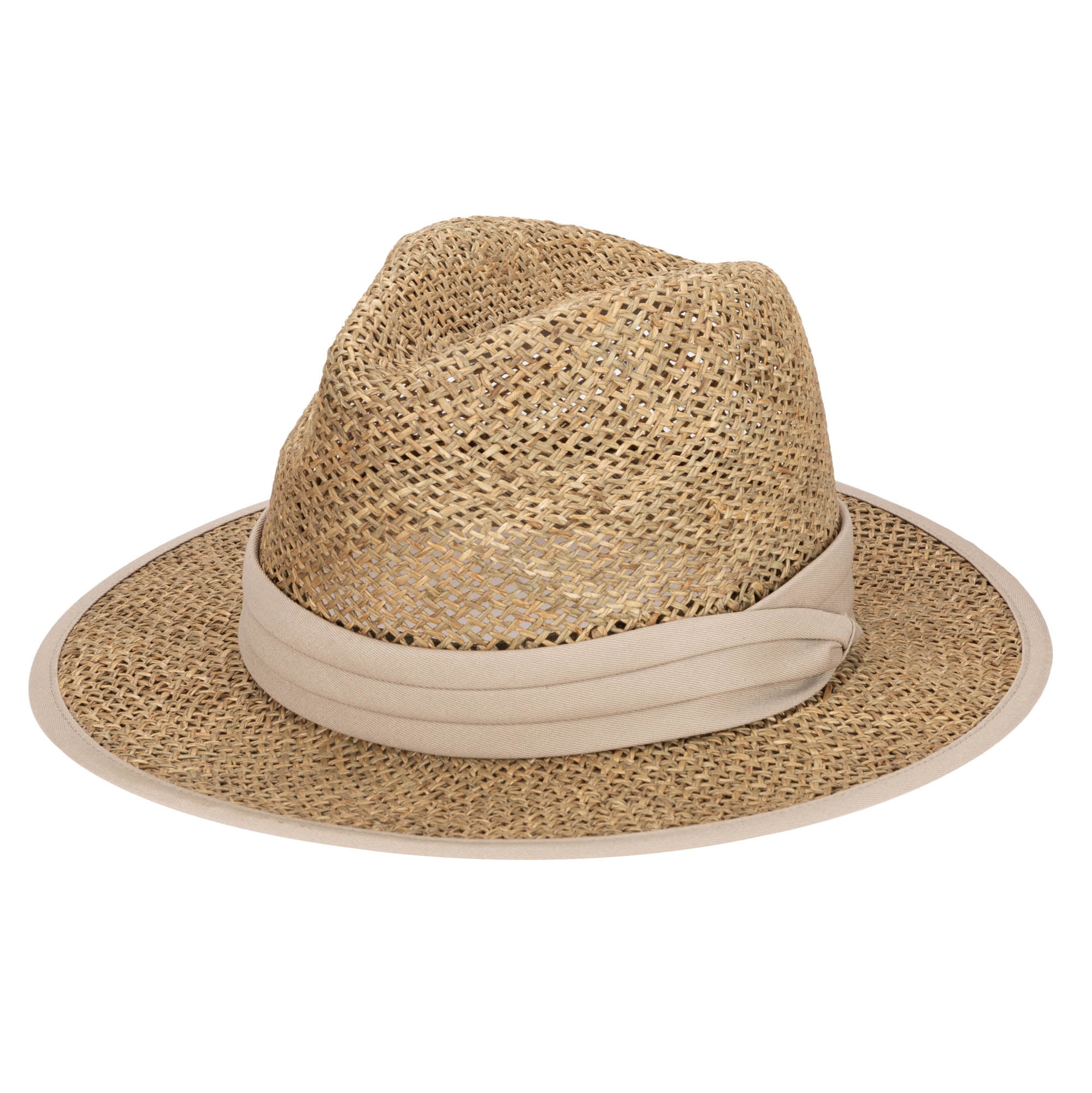 Mens Two Tone Rolled Brim Fedora – San Diego Hat Company